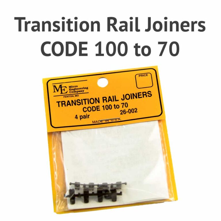 Transition Rail Joiners - Code 100 to