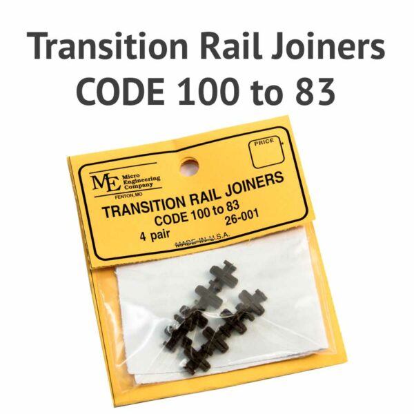 Transition Rail Joiners - Code 100 to