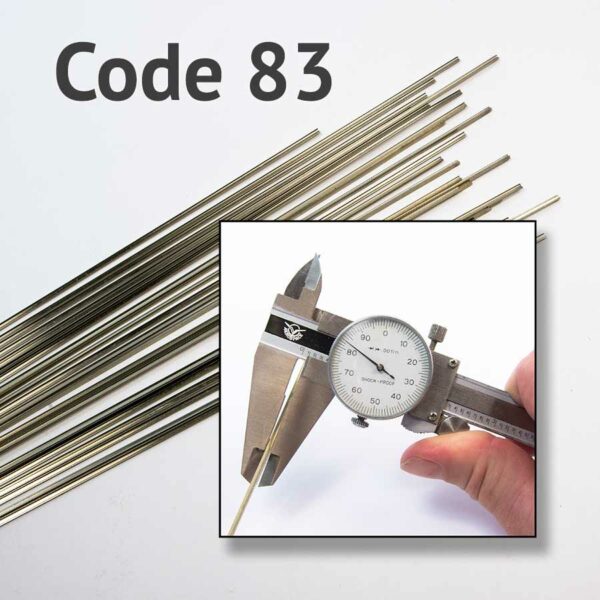 36" Micro Engineering Code 83 Non-Weathered Rail