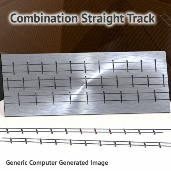 O Combination Straight Track Fixture for ME Code 148 Rail