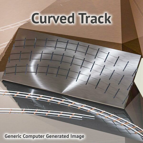 HO Scale Branchline, 26"R, 28"R, 30"R Curved Track Fixture for ME Code ...