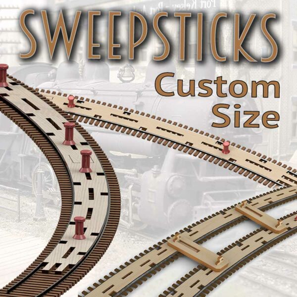 HO Custom Radius SweepSticks - Fast Tracks