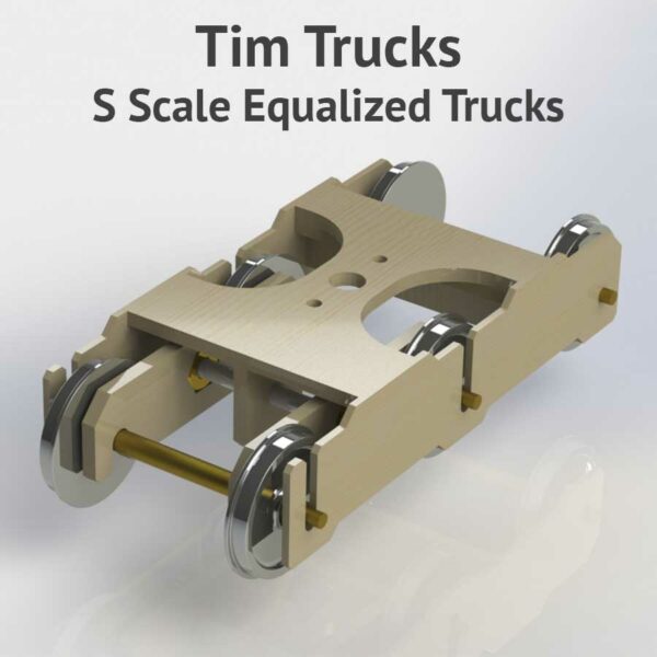 Tim Trucks - S Scale Equalized Truck Frame Kit - Fast Tracks