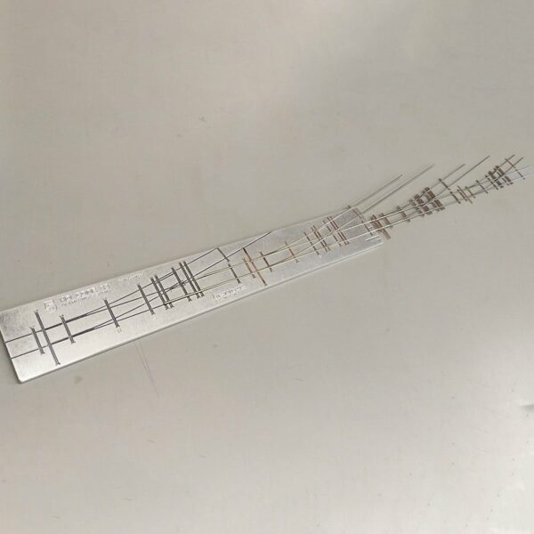 HO Scale, #5 Right Hand Ladder Turnout Assembly Fixture for Micro ...